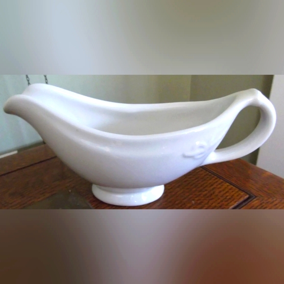 Hall | Dining | Vintage Hall White Ironstone Gravy Boat | Poshmark